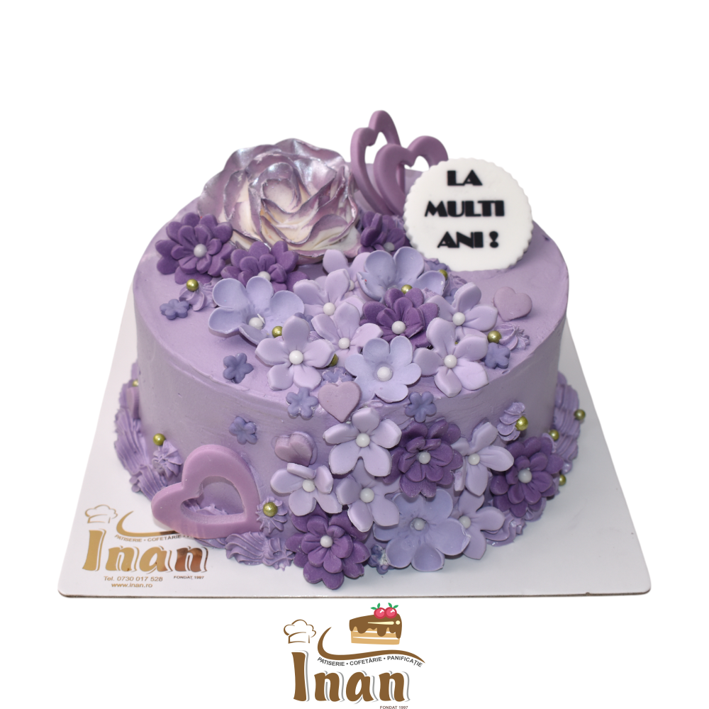 TORT ANIVERSAR-I0393CIOCOLATA SI VANILIE - INAN